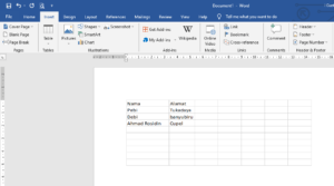 Integrasi Microsoft Word dengan Excel - Mai-Melajah