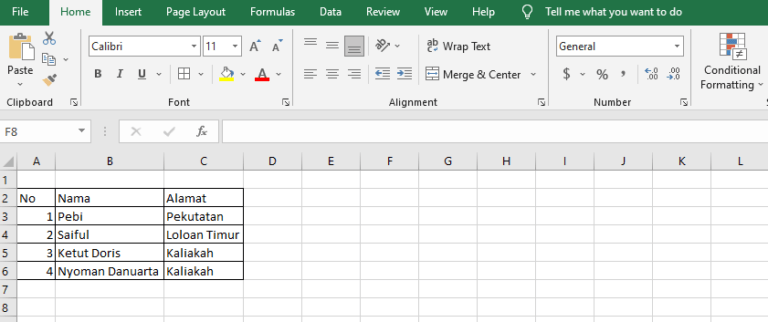 Integrasi Microsoft Word dengan Excel - Mai-Melajah